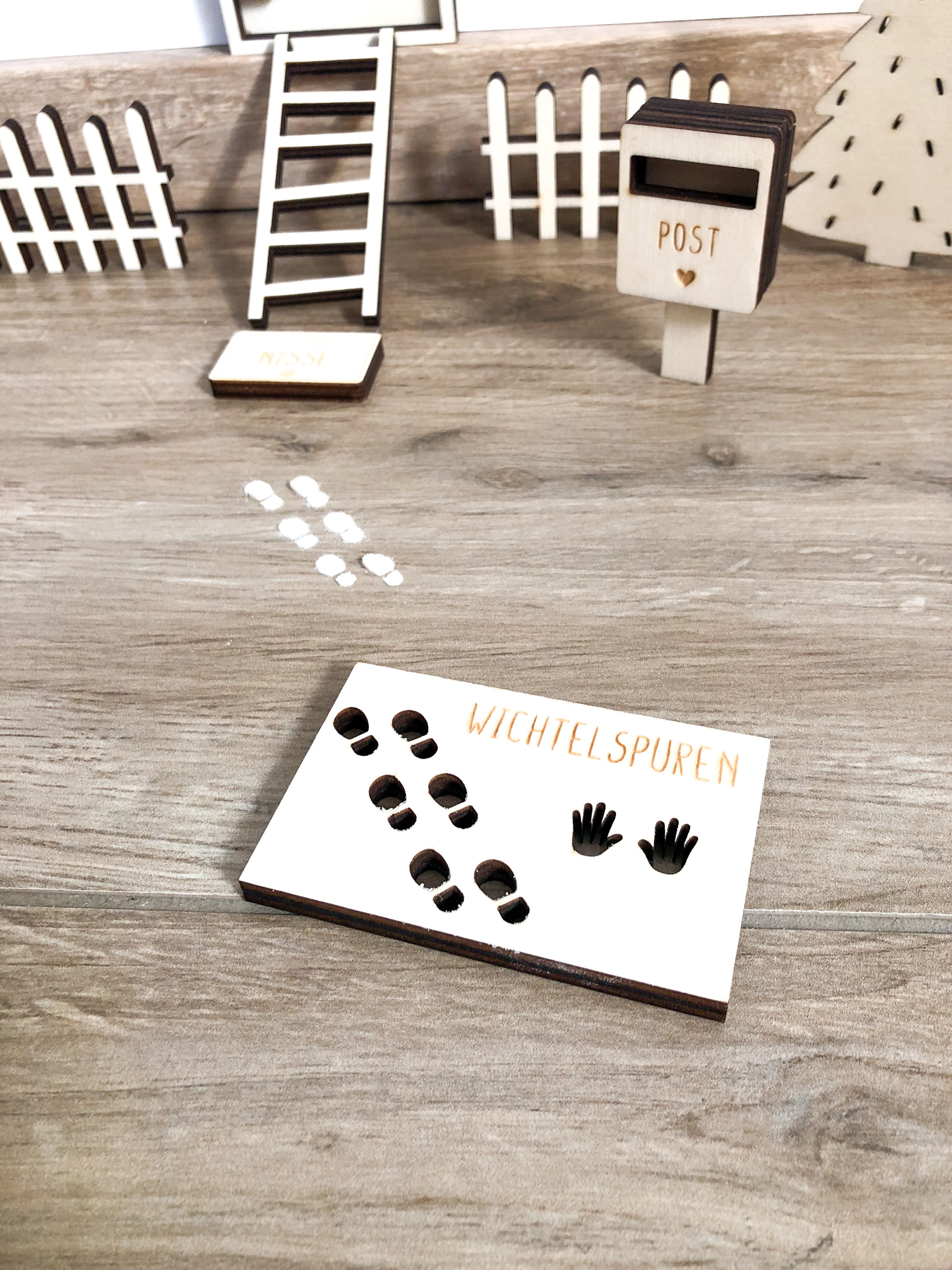 Wichteltür Wichtelset personalisiert Weihnachten Advent